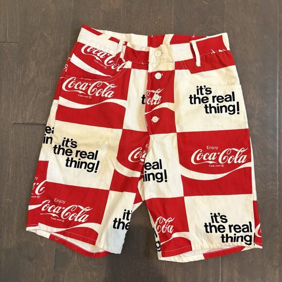 Coca Cola | Shorts | Vtg 6s Cocacola Button Fly Shorts Men 30 Ilgwu ...